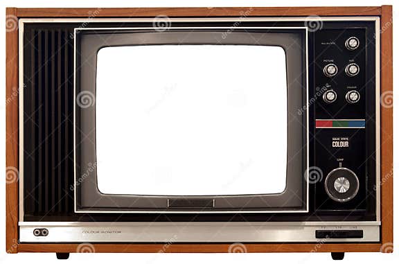 Old Color Television stock image. Image of visual, communication - 22429327