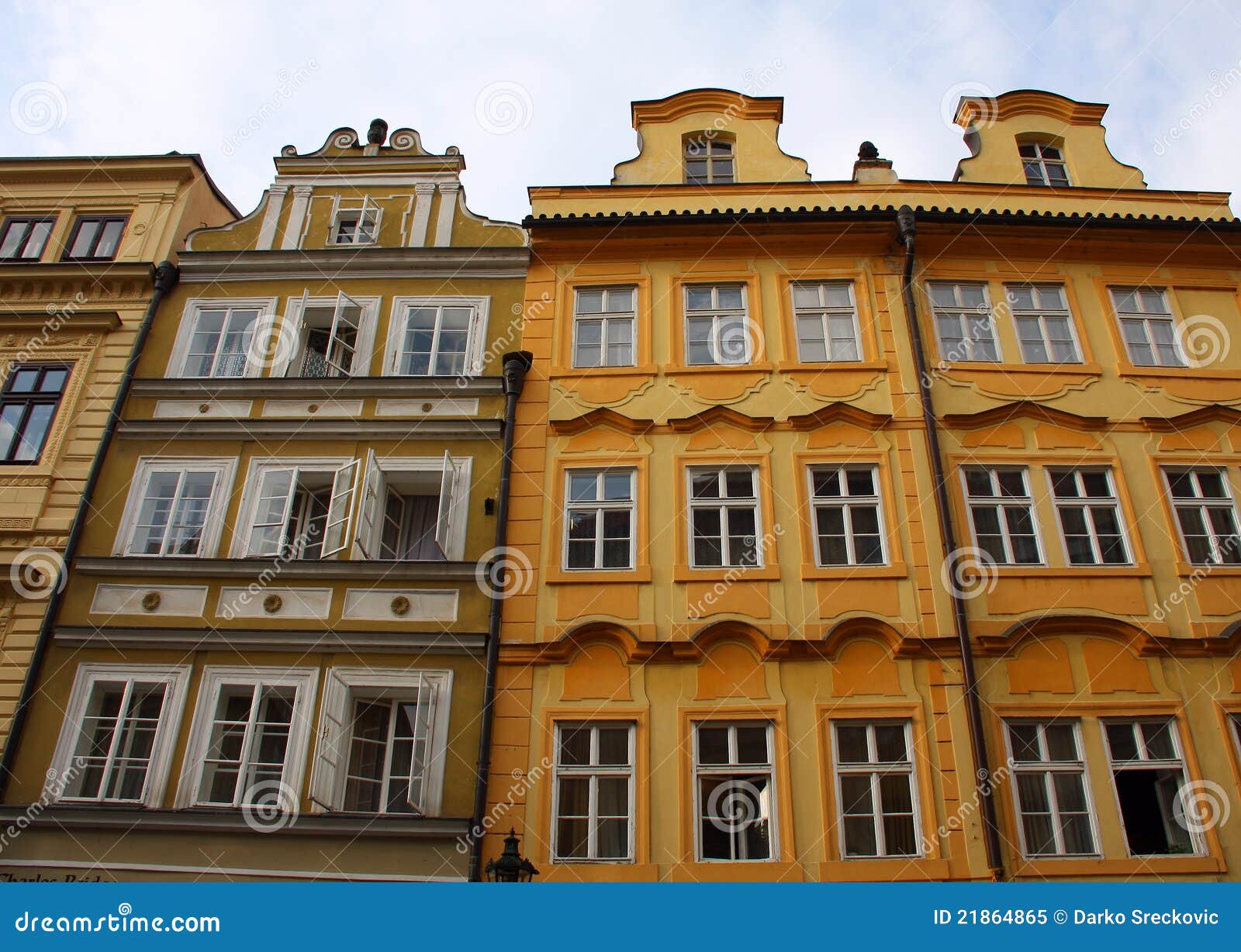 Old colorful buildings stock image. Image of destination - 21864865