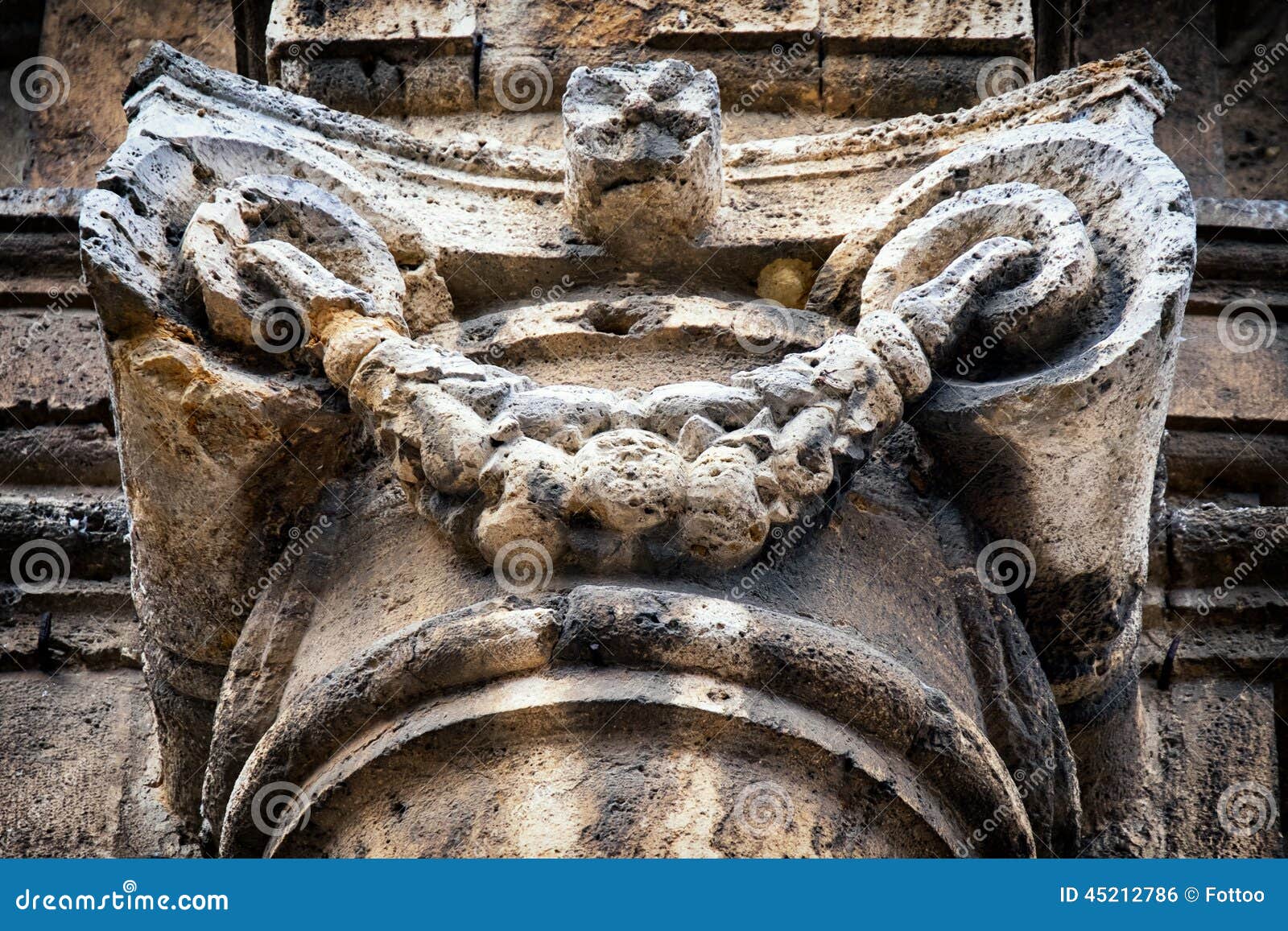 Old column stock photo. Image of ornate, antique, exterior - 45212786