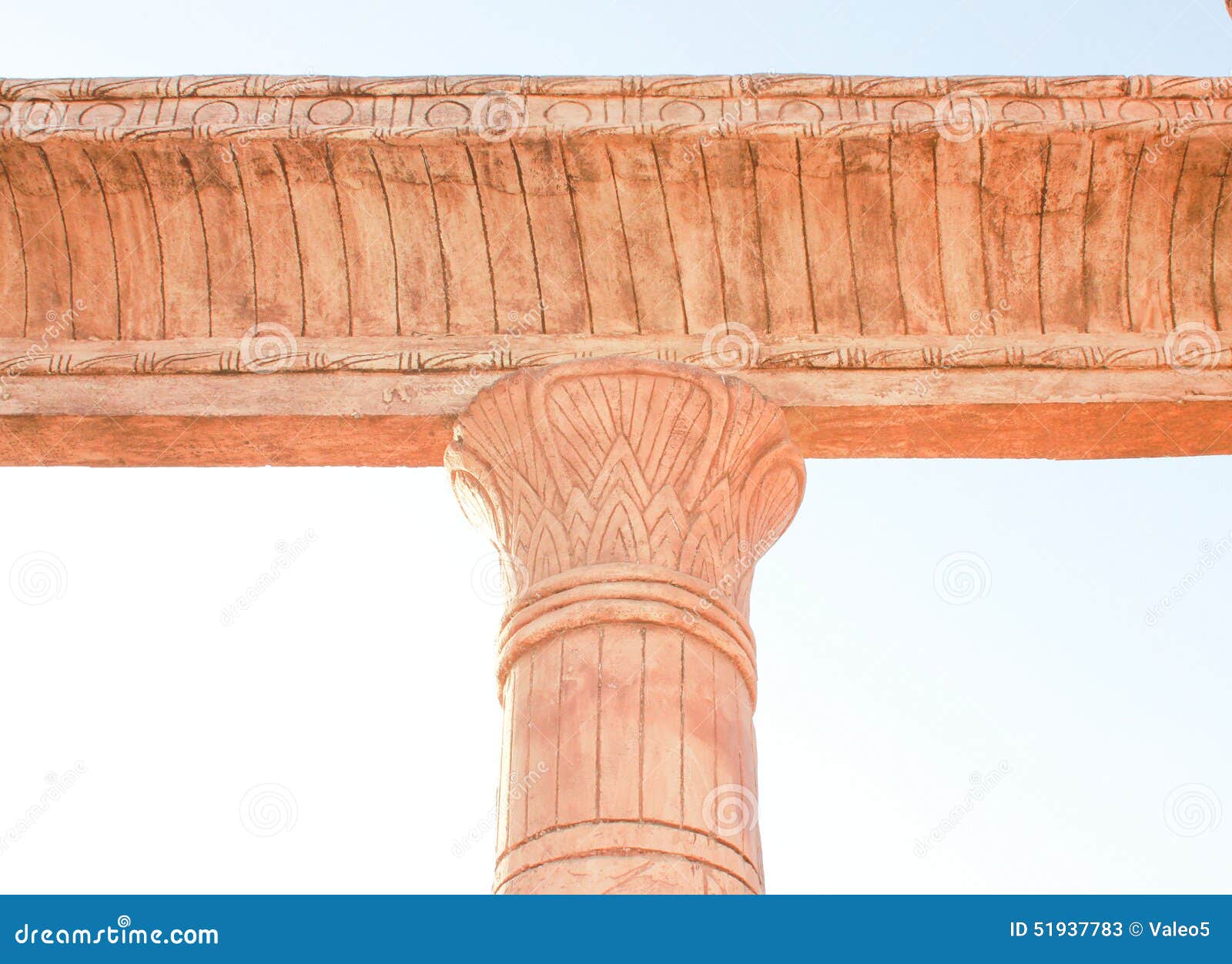 Old Column stock image. Image of pillar, gray, ornate - 51937783