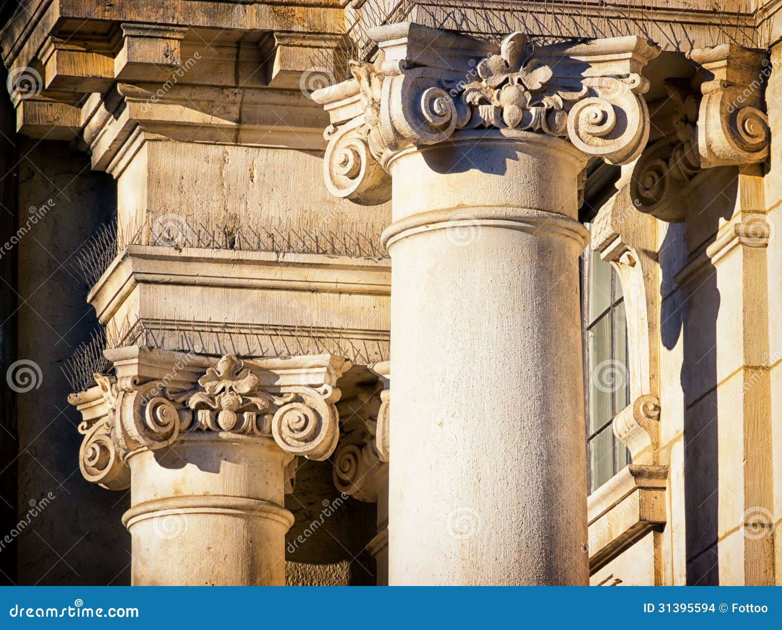 Old columns stock photo. Image of structure, objects - 31395594