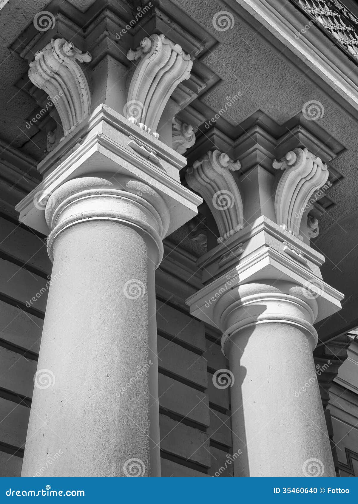 Old columns stock photo. Image of weathered, pedestal - 35460640