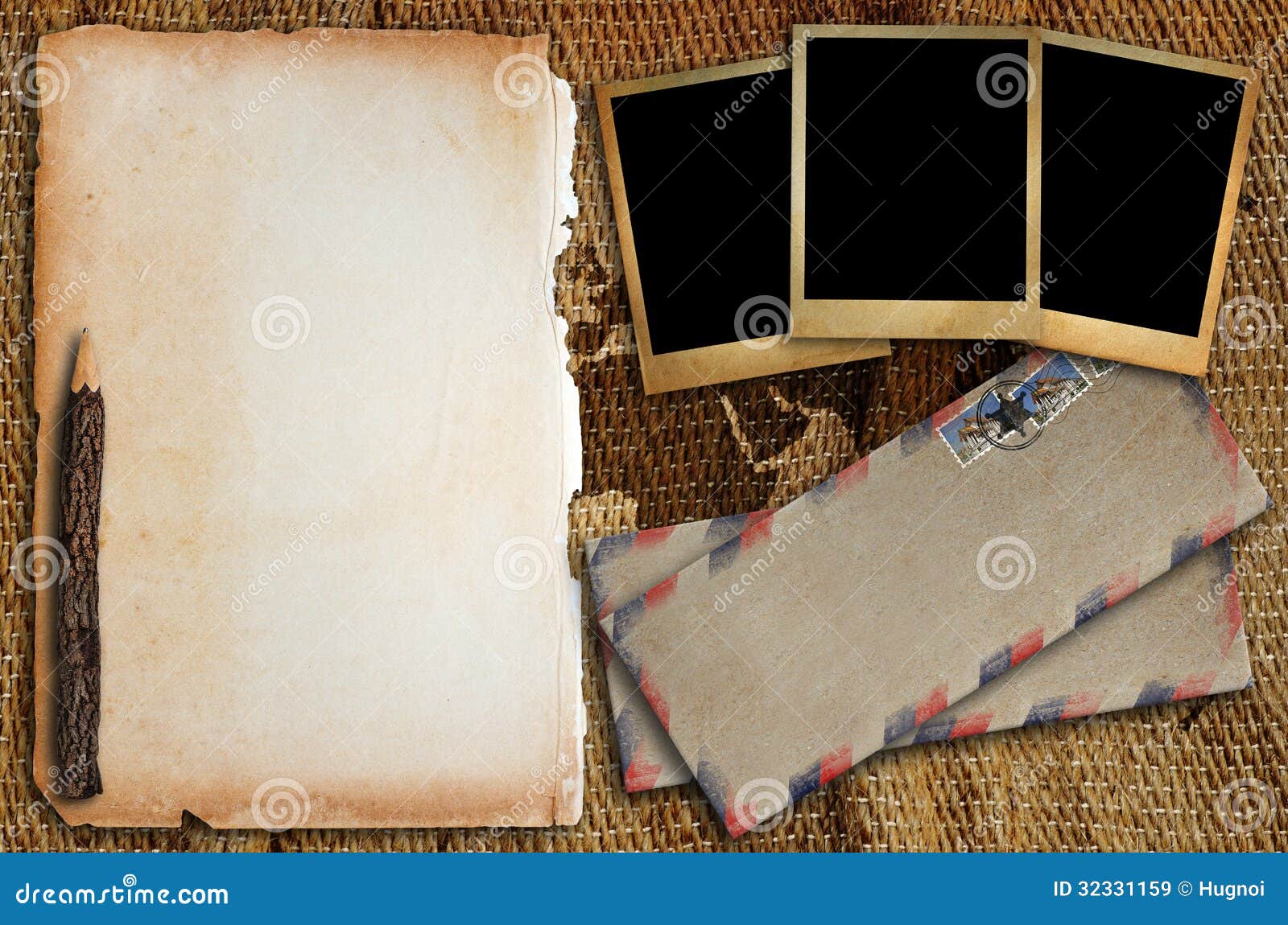 Old communication stock image. Image of instant, canvas - 32331159