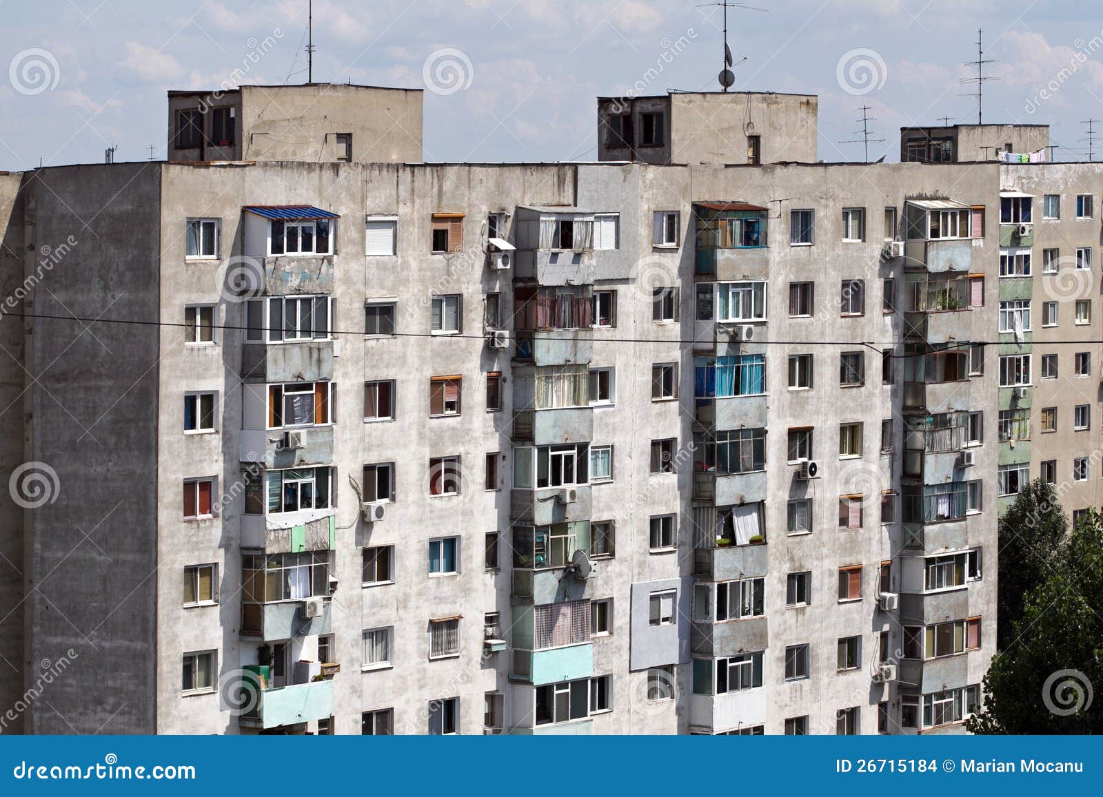Old communist block stock photo. Image of growth, structure - 26715184