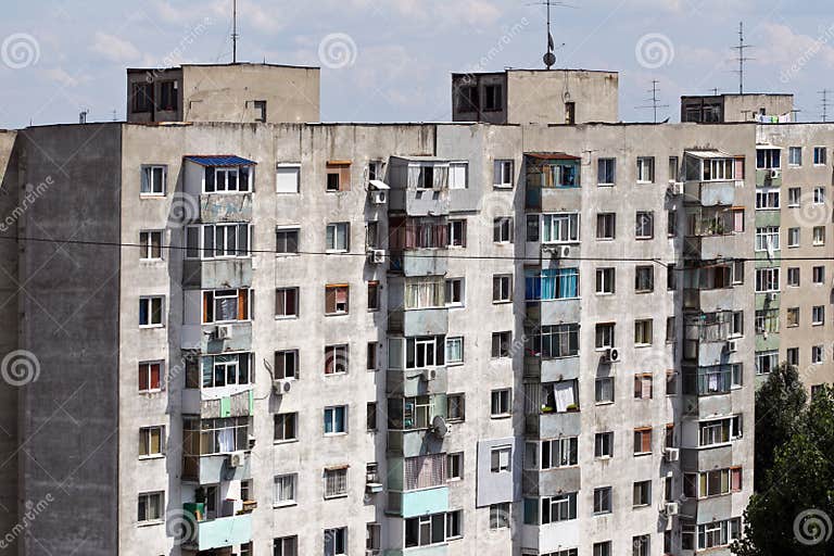 Old communist block stock photo. Image of growth, structure - 26715184