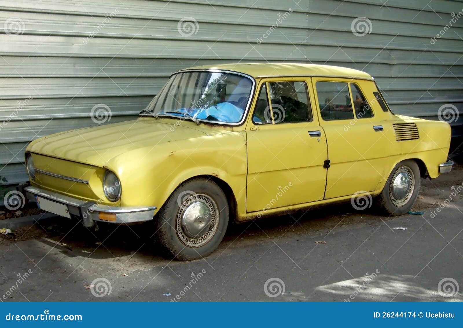Old communist car stock photo. Image of skoda, auto, superb - 26244174
