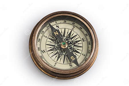 Old compass stock image. Image of north, navigation, yellow - 19942817