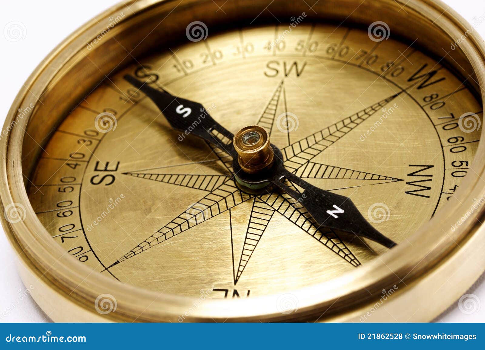 Old compass stock photo. Image of compass, west, forward - 21862528