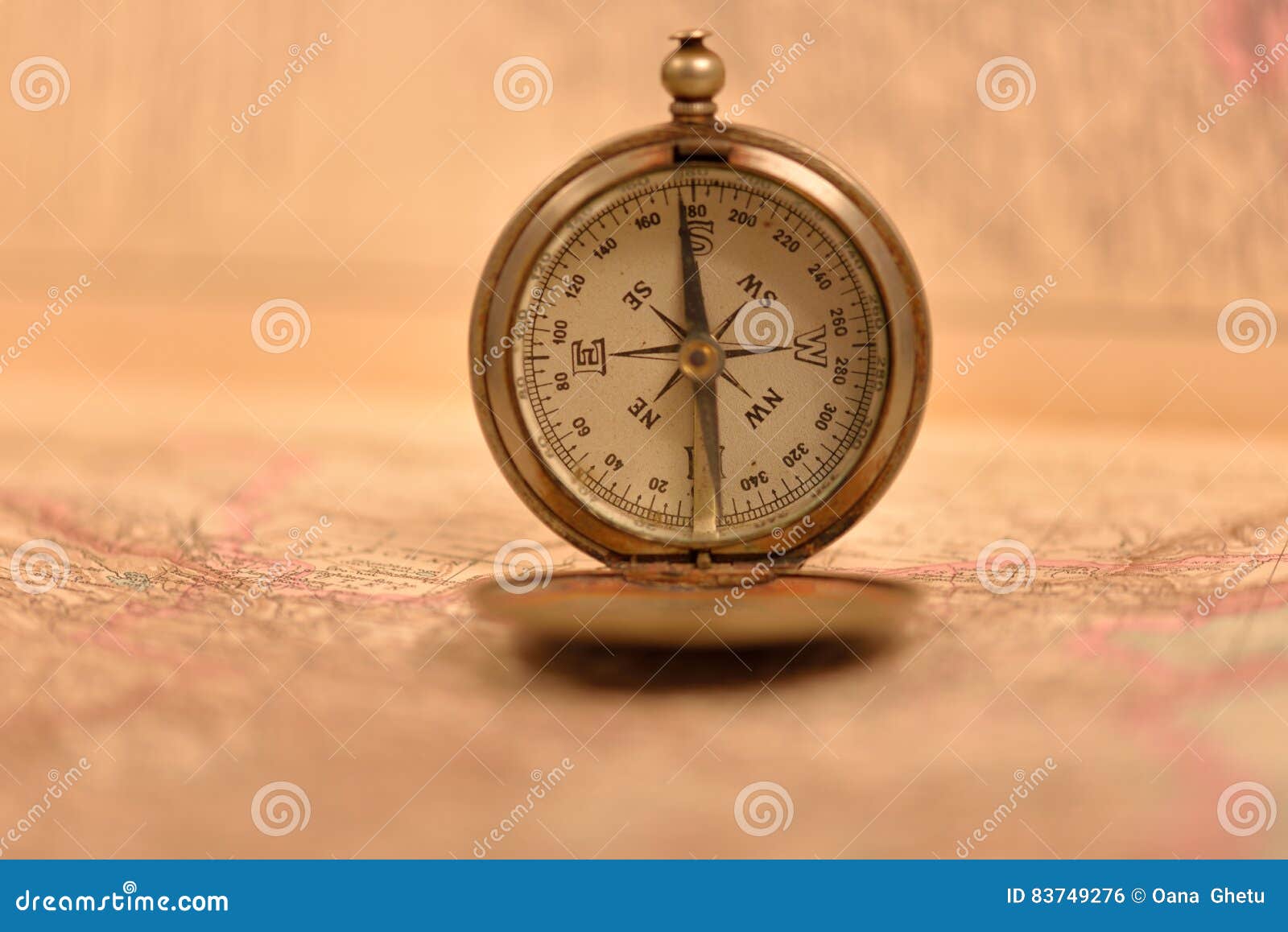 Old compass stock photo. Image of compass, antiquity - 83749276