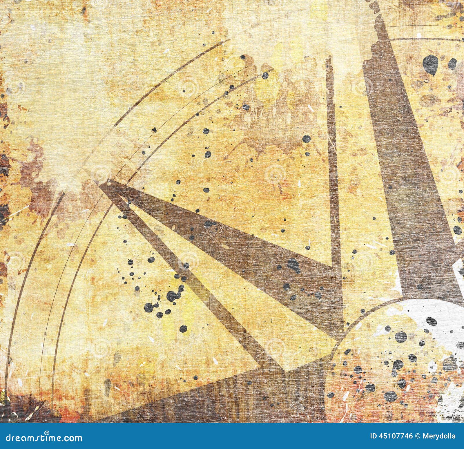 Old Compass on Paper Background Stock Illustration - Illustration of ...