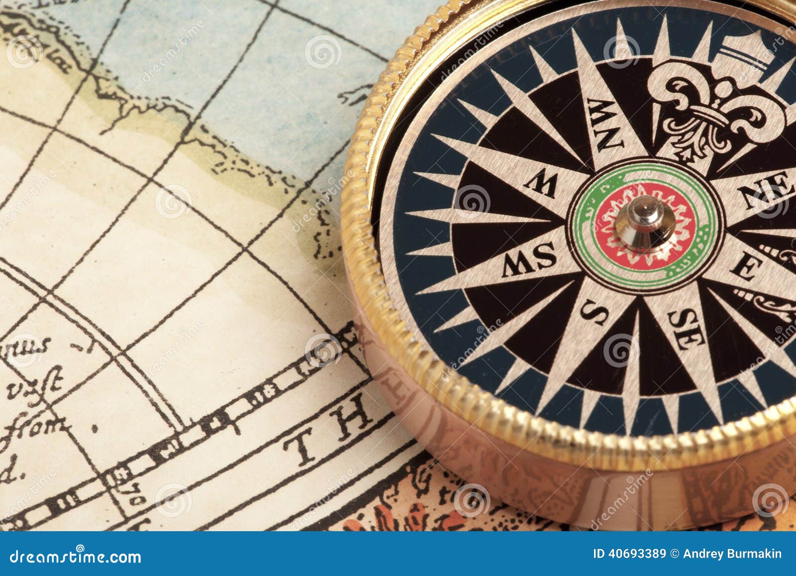 Old compass stock image. Image of charred, ancient, century - 40693389