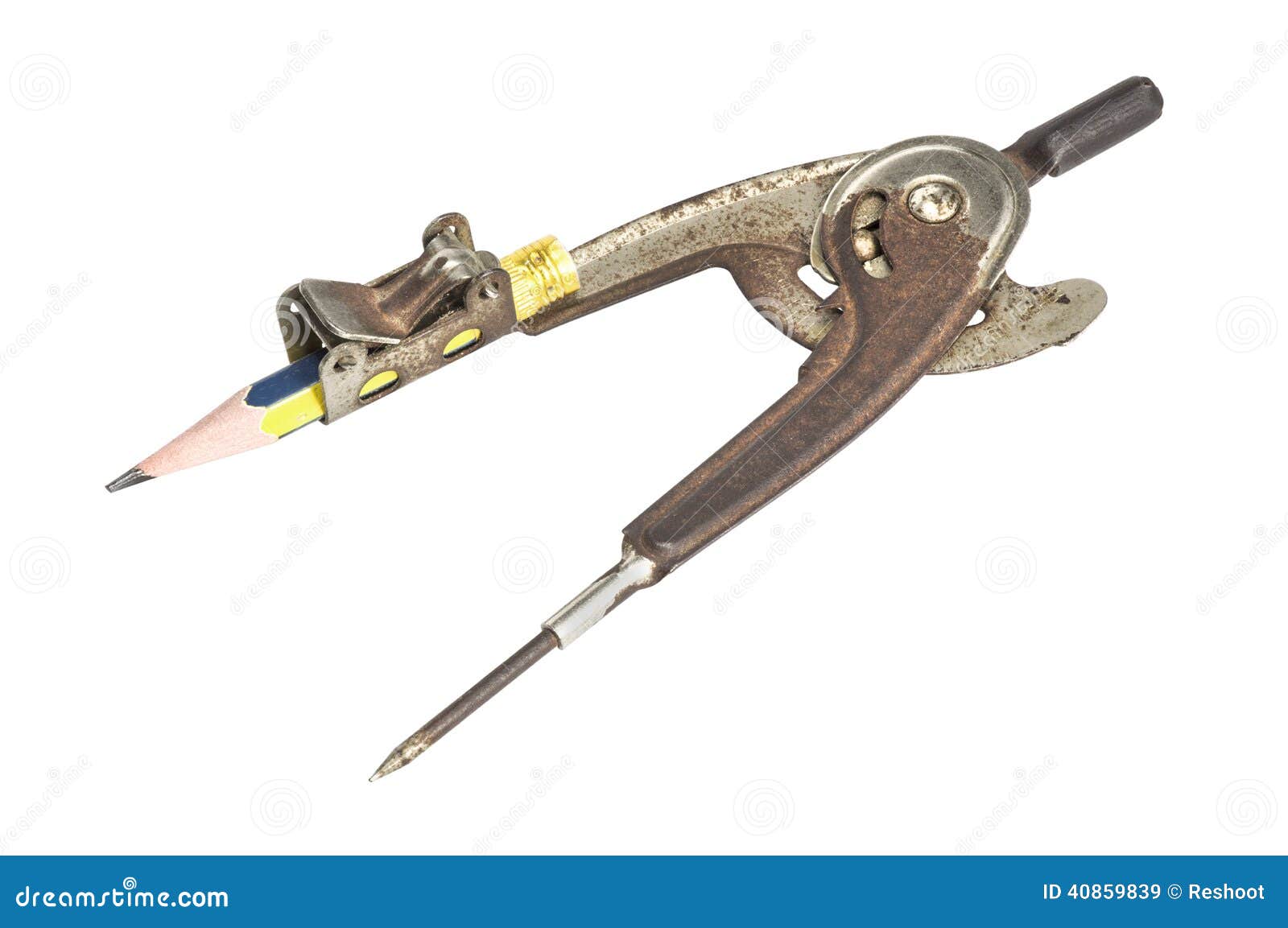 Old compasses stock image. Image of metal, drawing, compass - 40859839