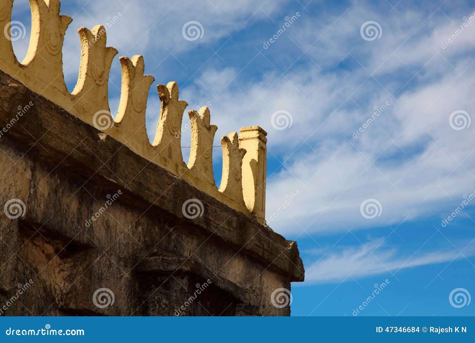 Old compound wall stock photo. Image of fort, olden, building - 47346684