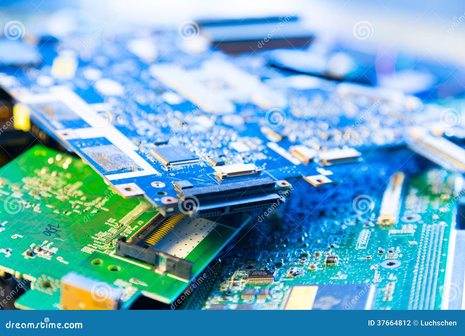 Old computer boards stock photo. Image of line, industry - 37664812