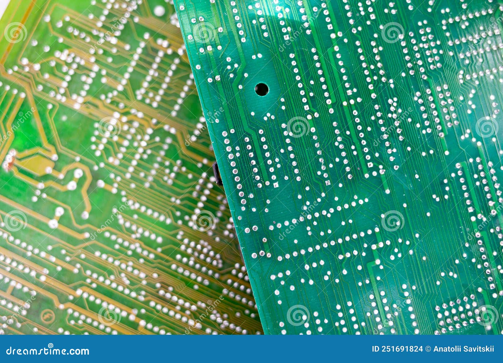 Old Computer Chips that are Out of Order. Not Working Microshops Stock ...