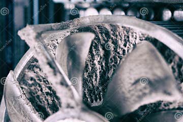 Old Computer System Unit with Dust Inside Stock Image - Image of device ...