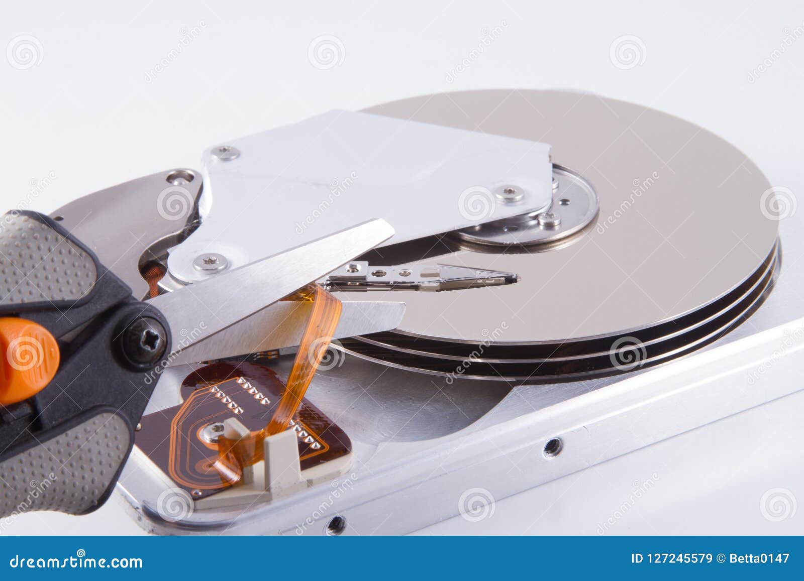 Old Computer Hard Drive, Very Old Technology Stock Image - Image of ...