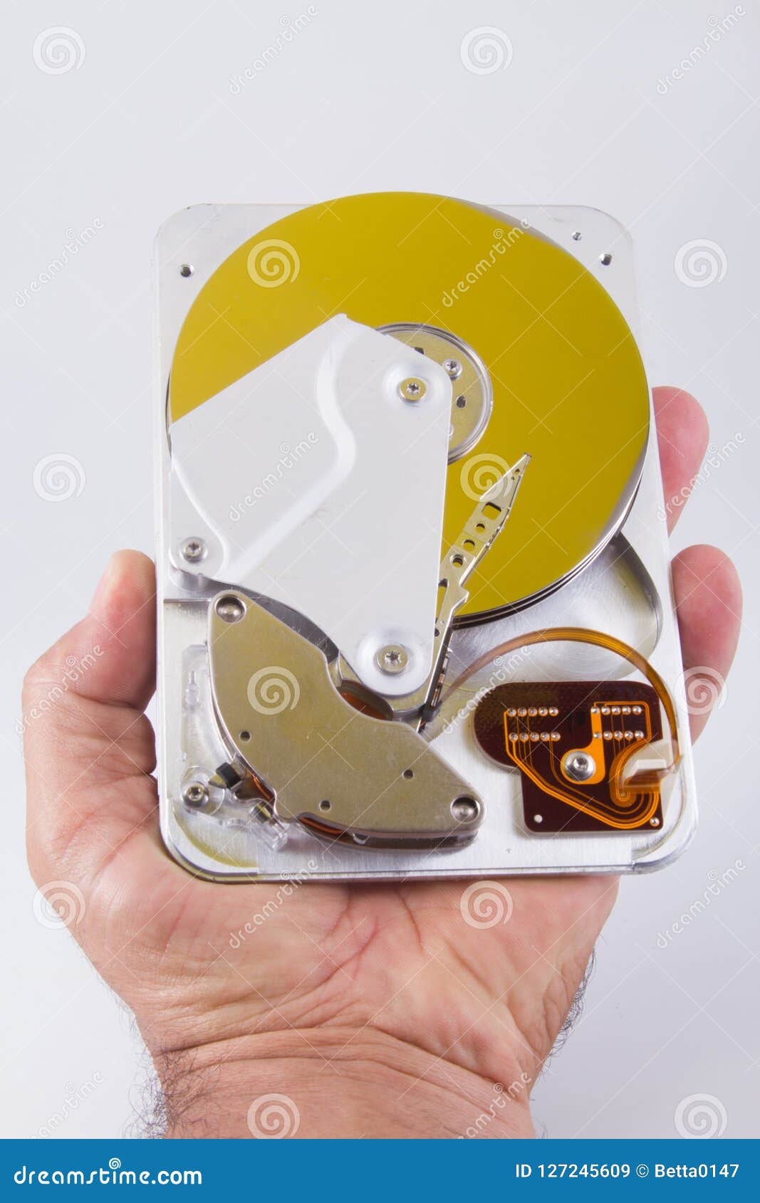 Old Computer Hard Drive, Very Old Technology Stock Image - Image of ...