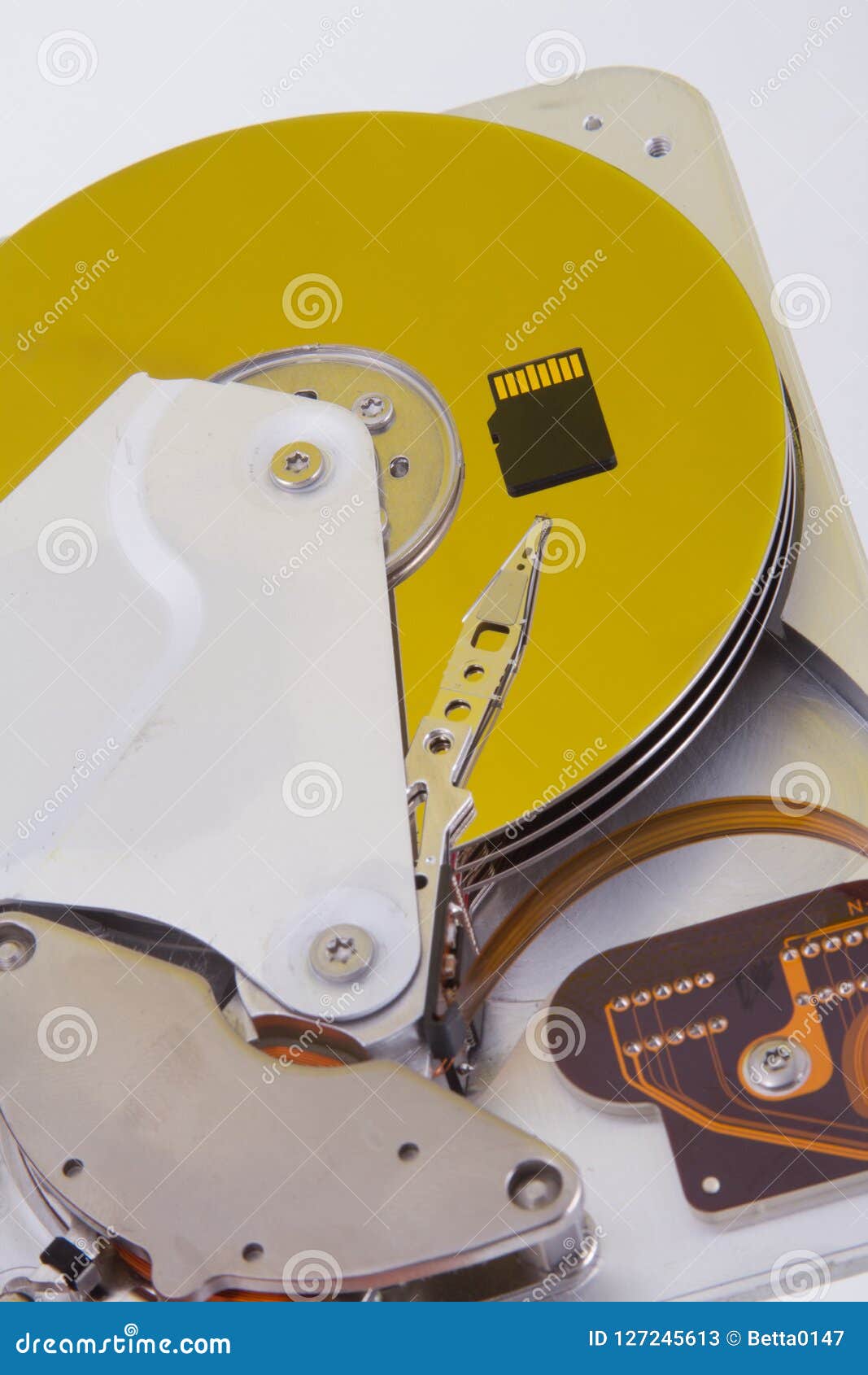Old Computer Hard Drive, Very Old Technology Stock Image - Image of ...