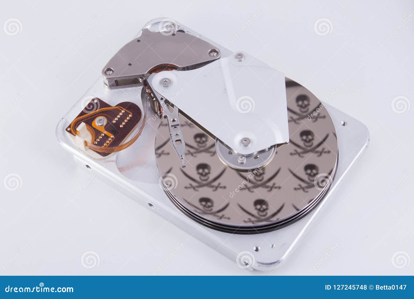 Old Computer Hard Drive, Very Old Technology Stock Photo - Image of ...