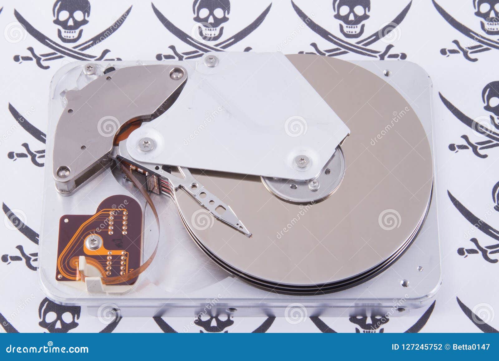 Old Computer Hard Drive, Very Old Technology Stock Photo - Image of ...