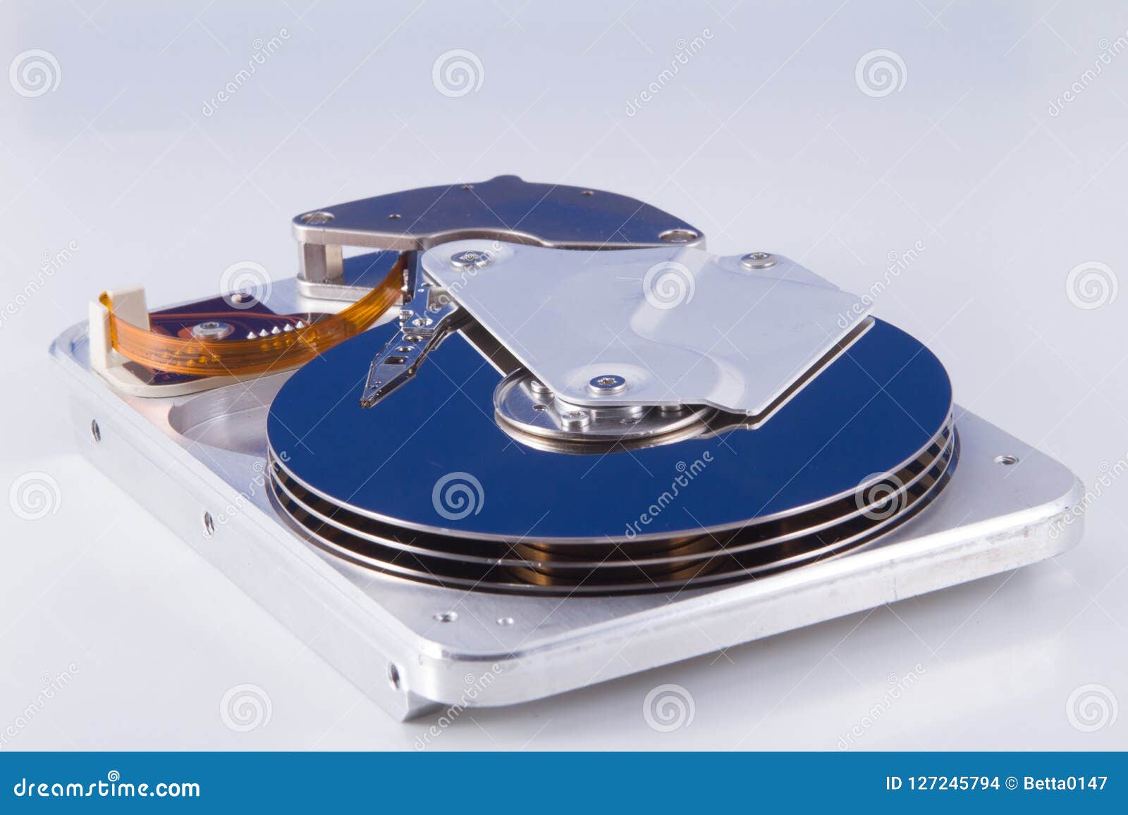 Old Computer Hard Drive, Very Old Technology Stock Photo - Image of ...
