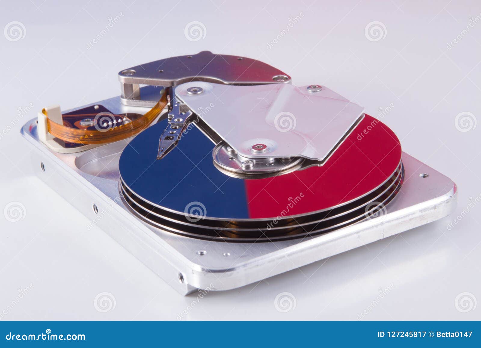 Old Computer Hard Drive, Very Old Technology Stock Image - Image of ...