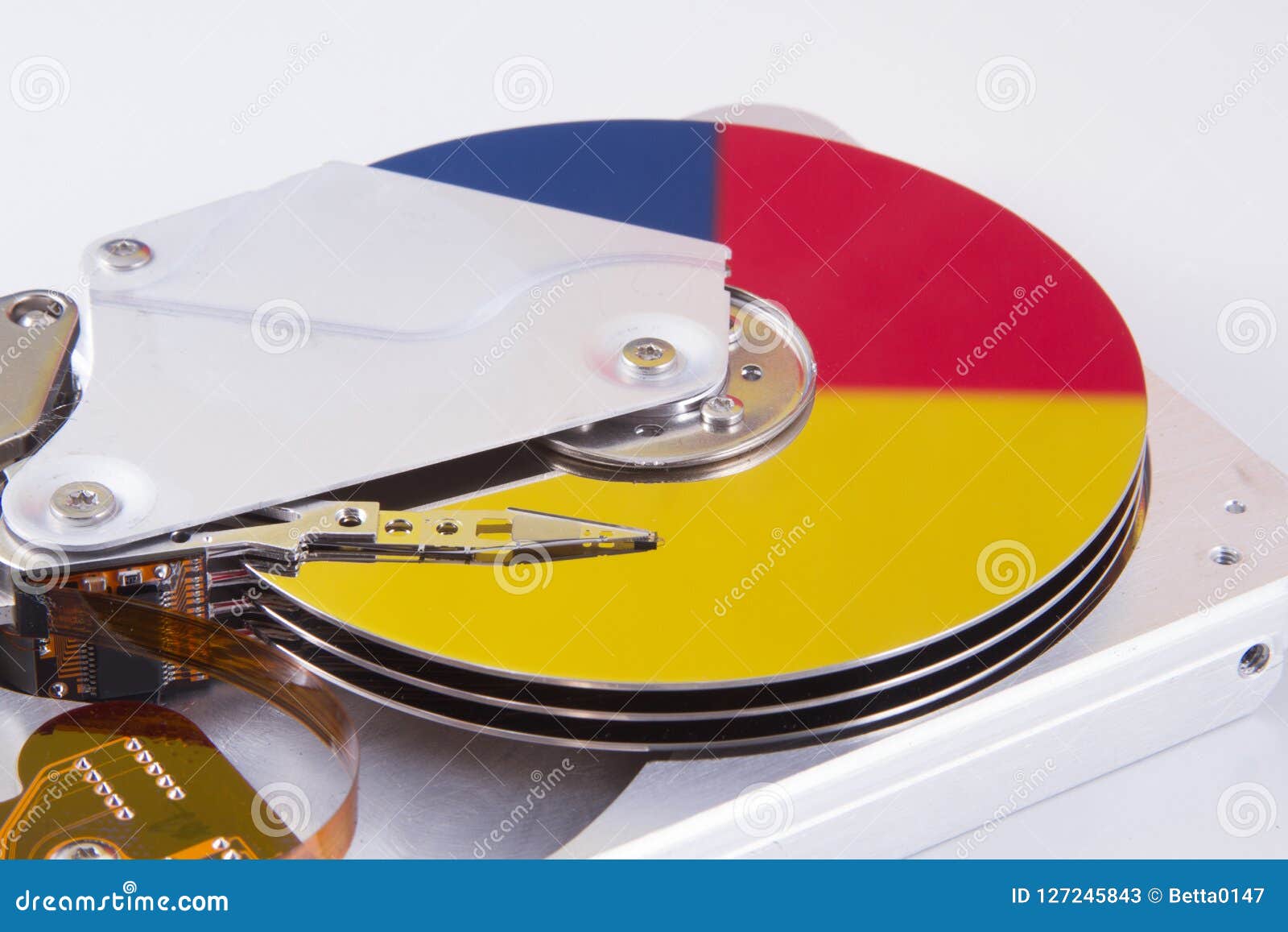 Old Computer Hard Drive, Very Old Technology Stock Image - Image of ...