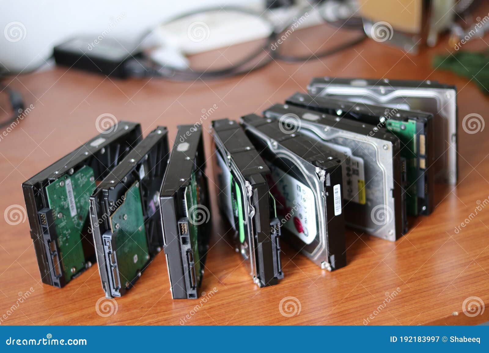 Computer Old Hard Drive stock image. Image of disc, harddrive - 192183997