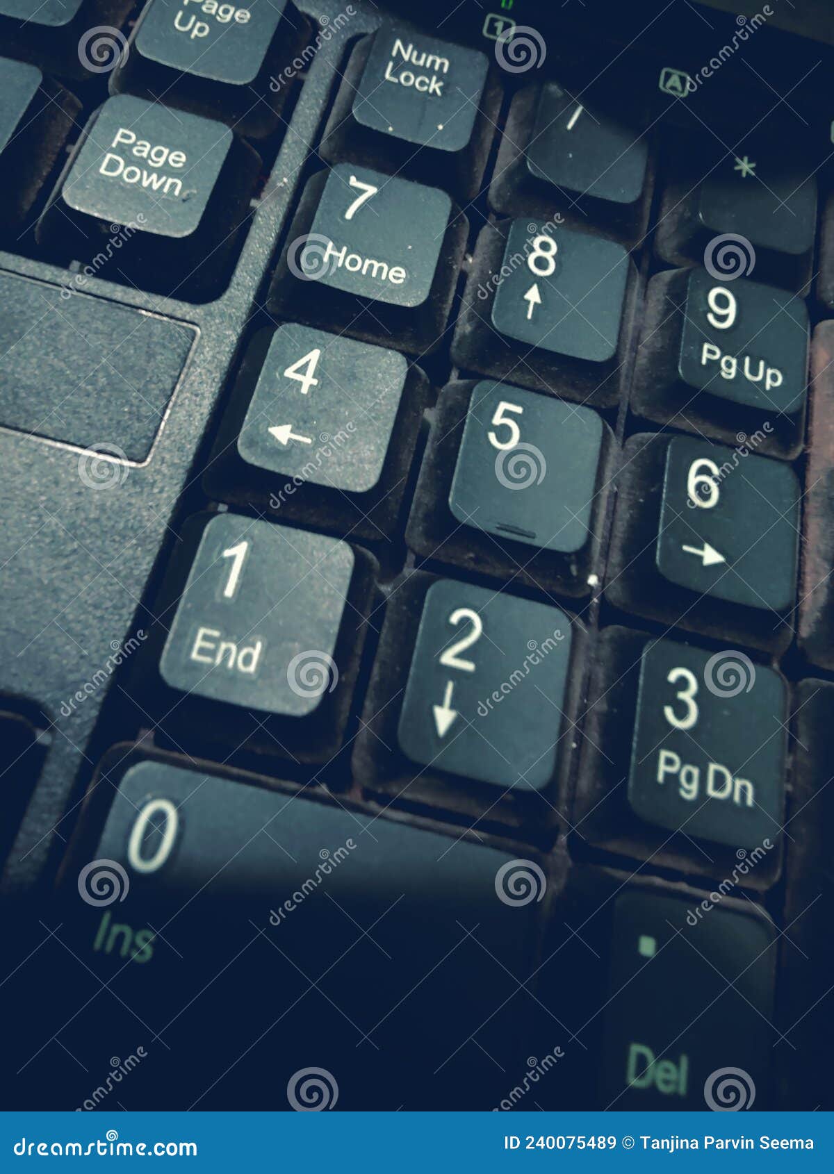 Old Computer Keyboard. Dirty Keyboard Stock Image - Image of writing ...