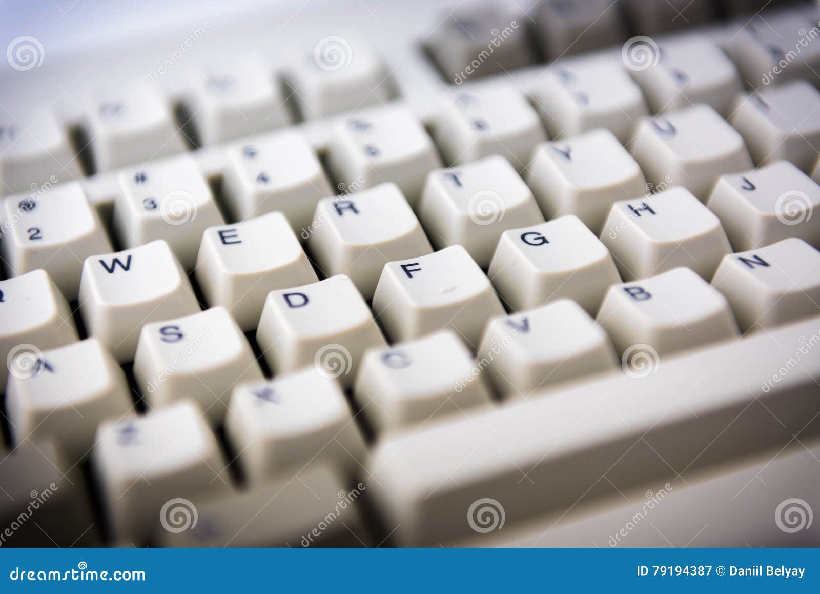 Old Computer Keyboard stock image. Image of cutout, classical - 79194387
