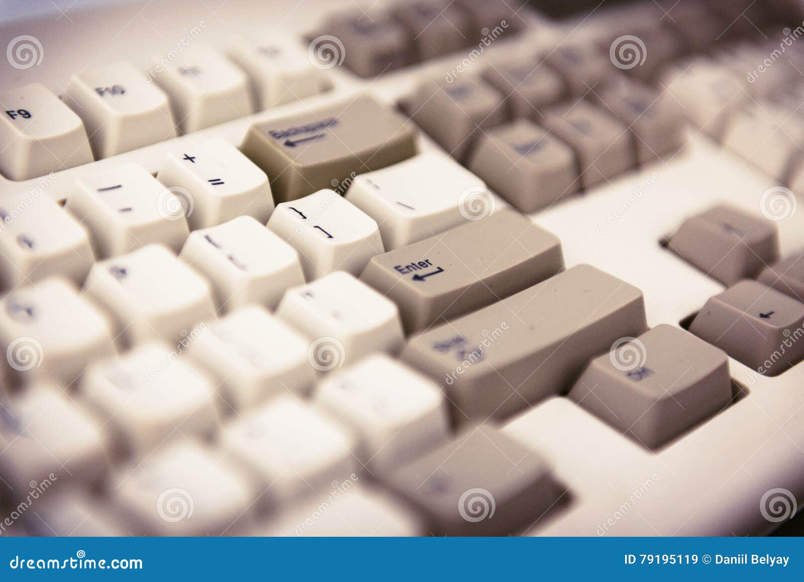 Old Computer Keyboard stock image. Image of electronic - 79195119