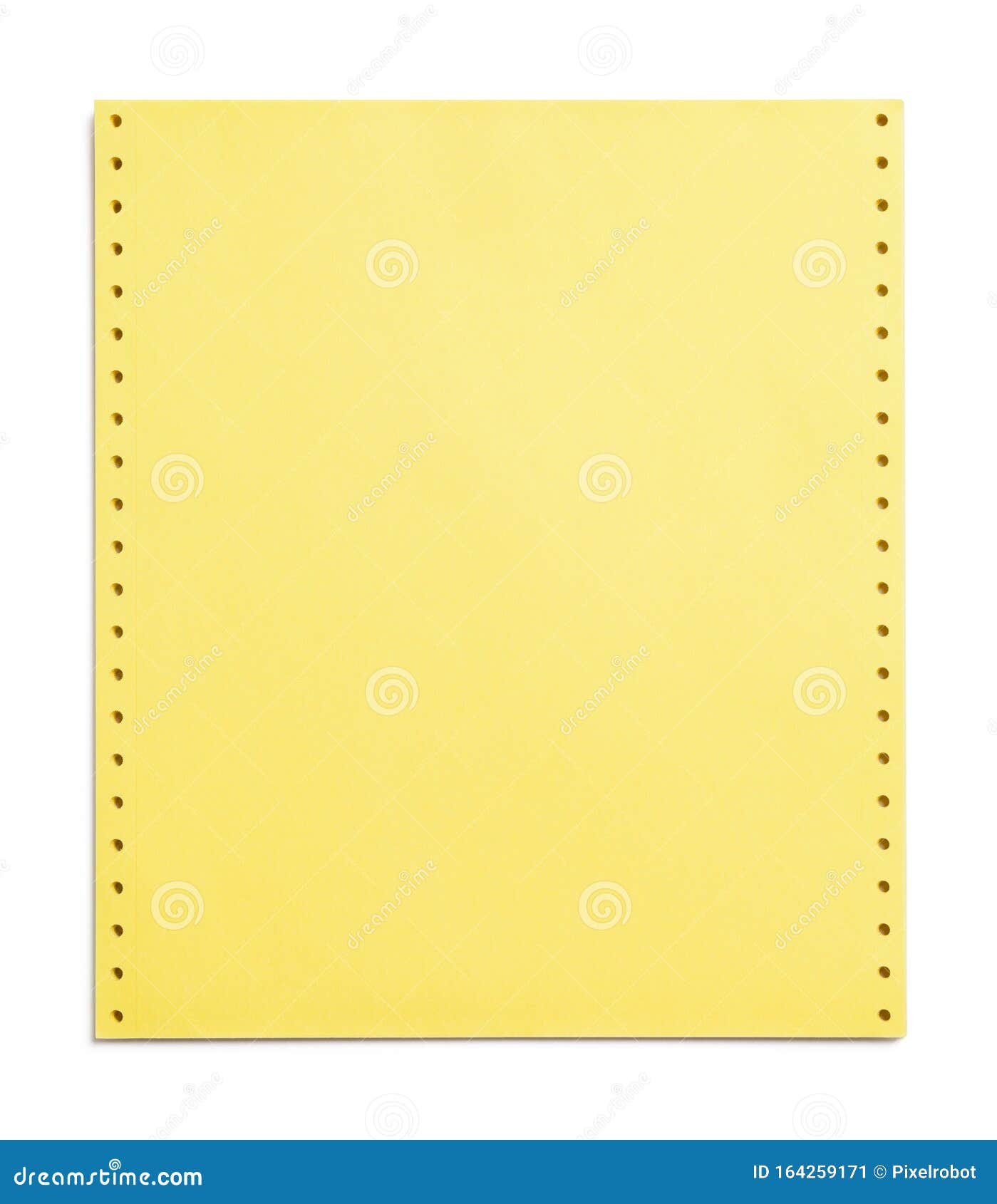 Old Computer Paper Yellow stock image. Image of retro - 164259171
