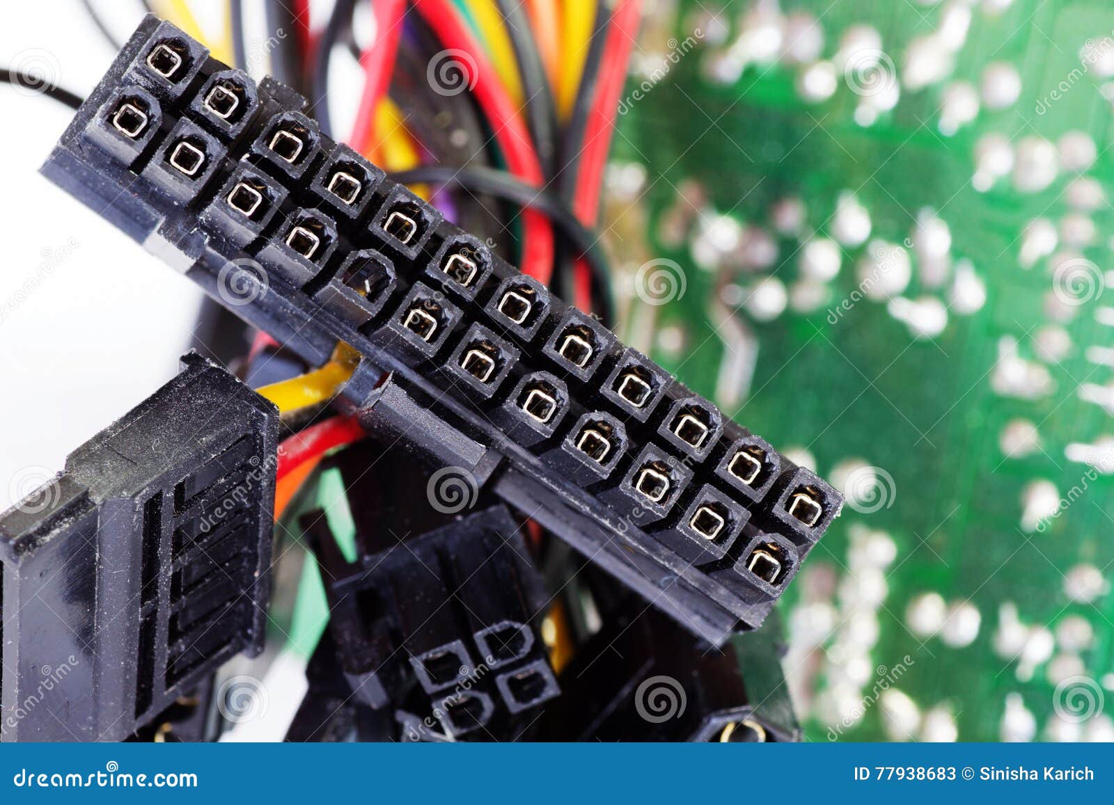 Old Computer Parts stock image. Image of microchip, cable - 77938683