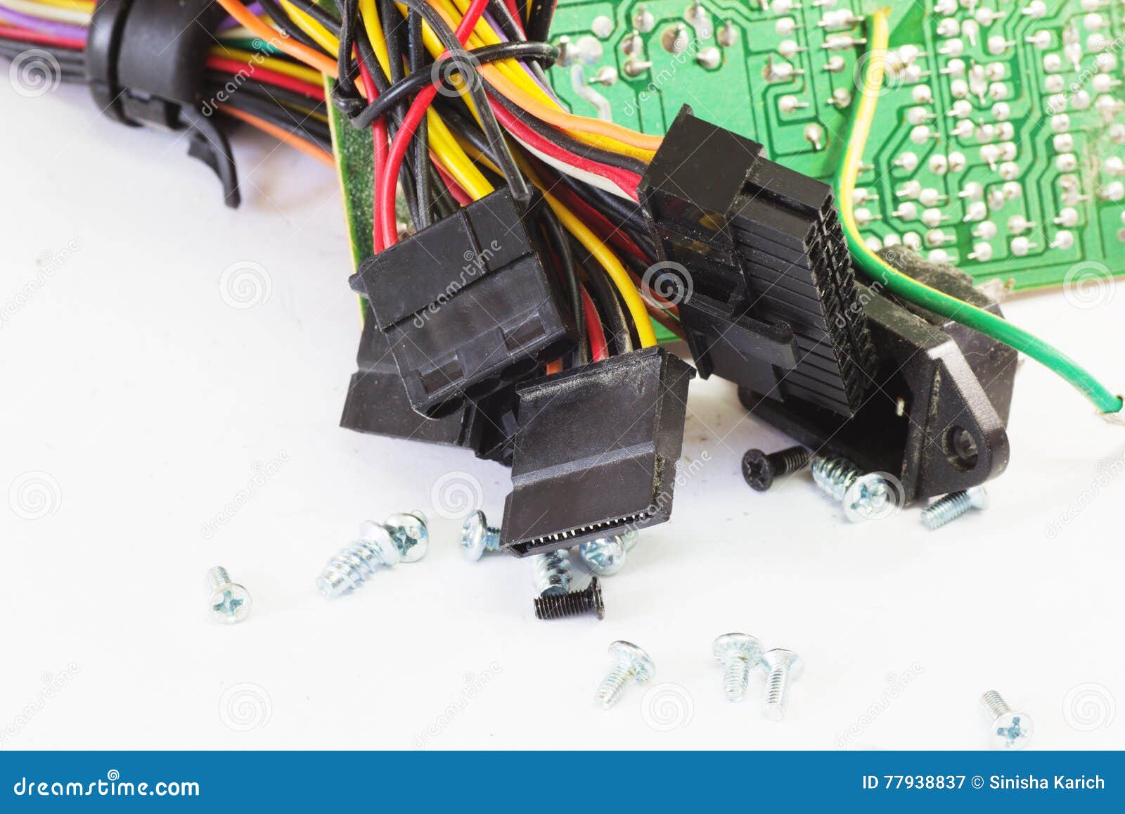 Old Computer Parts stock image. Image of dirt, metal - 77938837