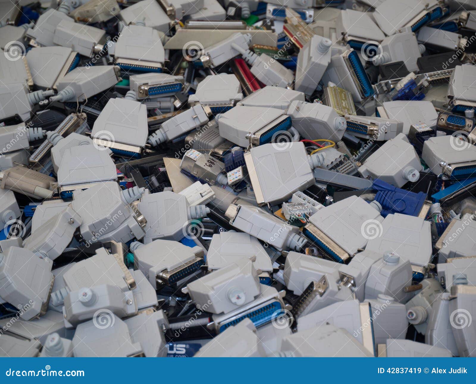 Old computer parts, jacks stock image. Image of electronic - 42837419