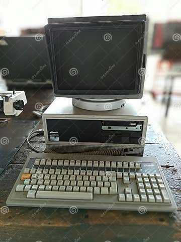 An Old Computer or PC Olivetti M24 for Collection Editorial Image ...