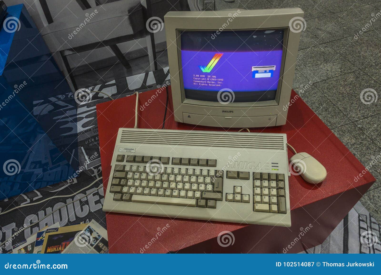 Old Computer editorial photography. Image of amiga, electronics - 102514087
