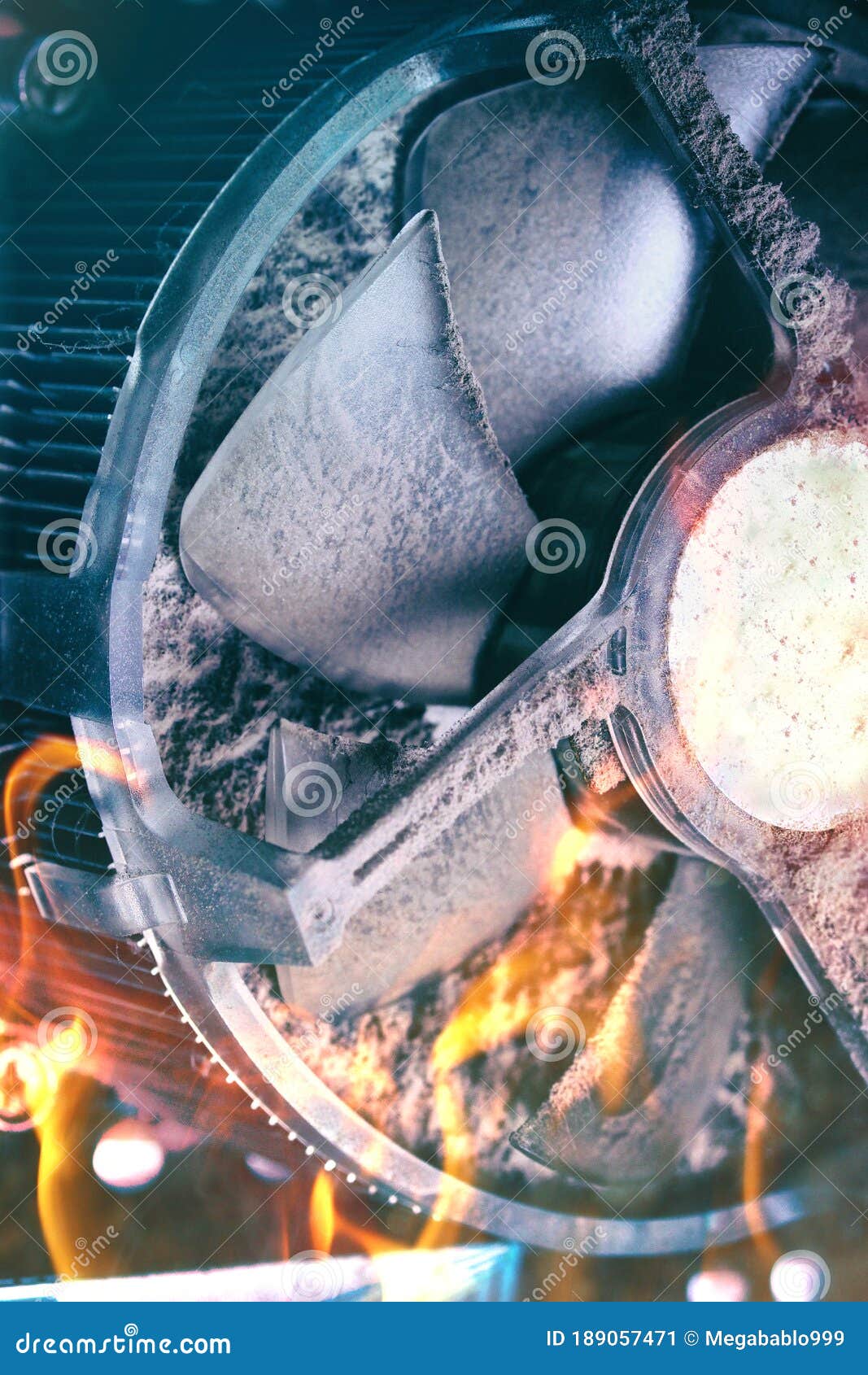 Old Computer System Unit with Dust Inside Stock Image - Image of dusty ...