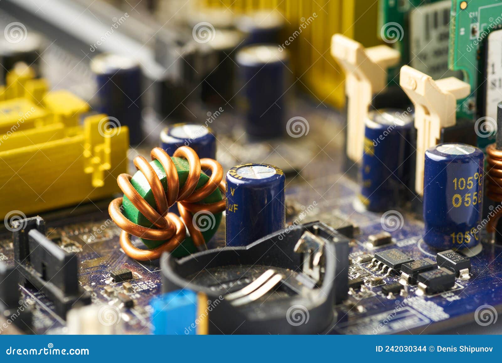 Old Computer System Unit with Spiderweb and Dust Inside Stock Photo ...