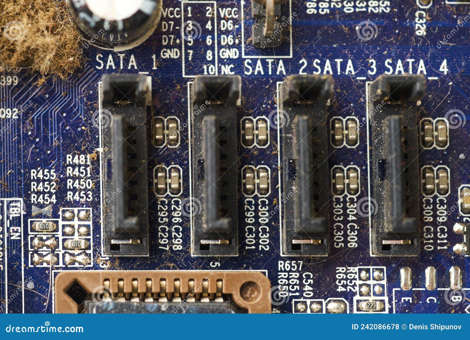 Old Computer System Unit with Spiderweb and Dust Inside Stock Photo ...