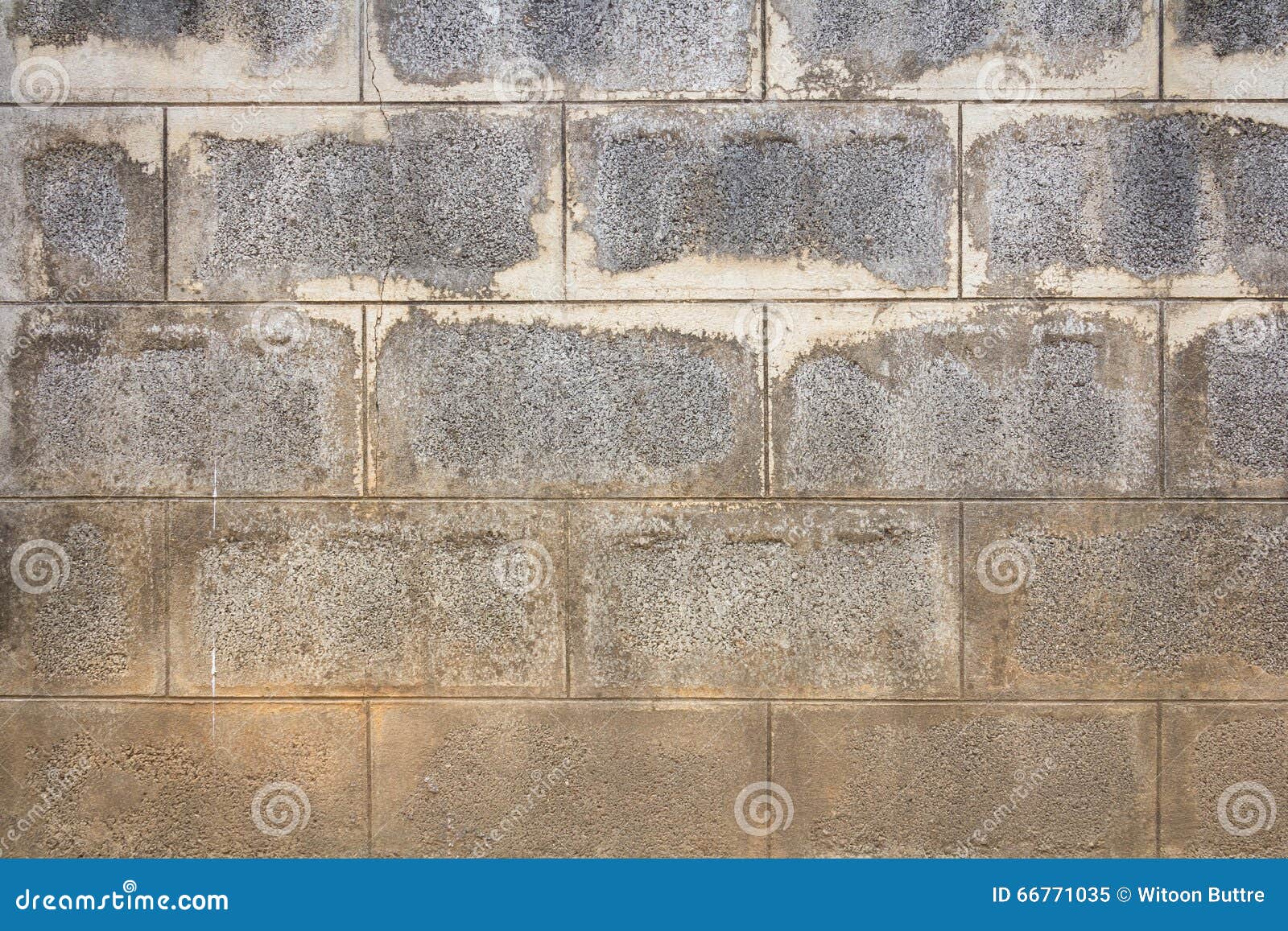 Old concrete block wall stock image. Image of flat, space - 66771035