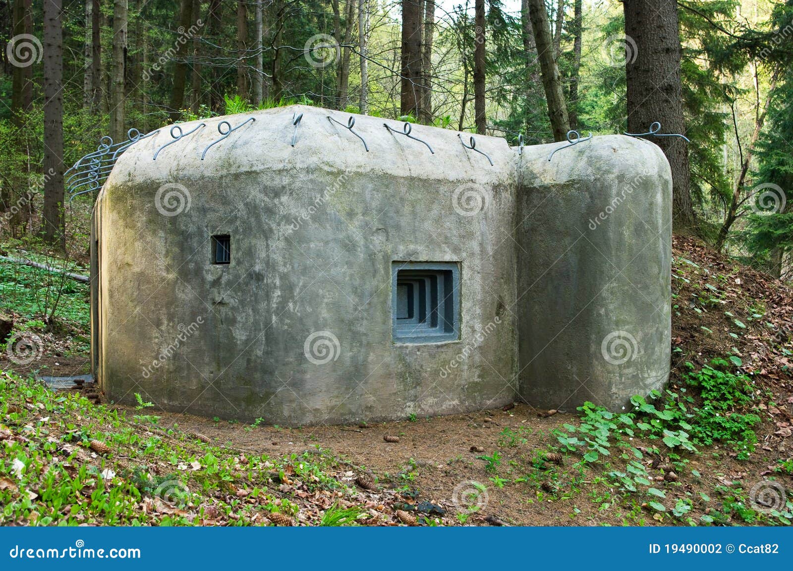Old Concrete Bunker Stock Photography - Image: 19490002