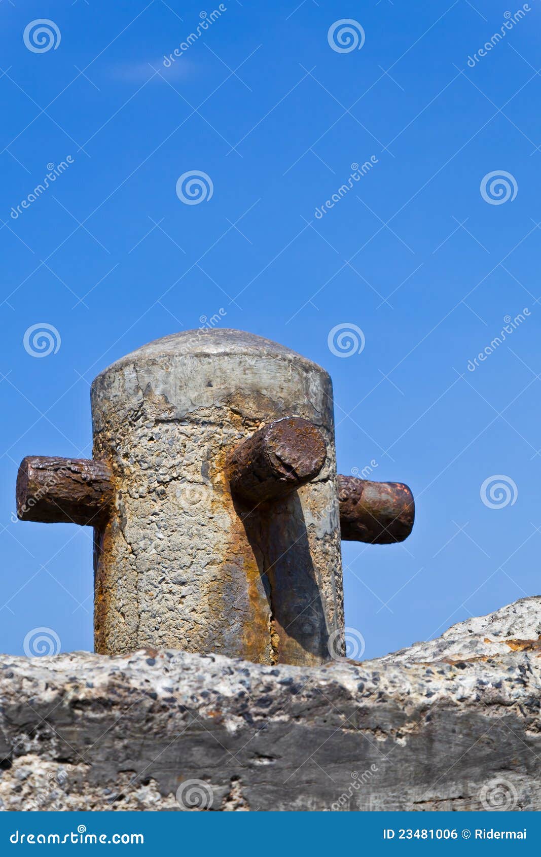 Column Pier With Lion Sculpture And Clock Face Of Romanesque Duomo Di ...