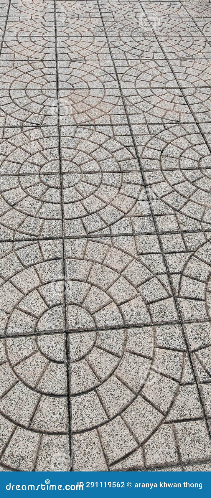 Old Concrete Pavement, White-gray Patterned Surface. Old Concrete Fruit Pavement for the ...