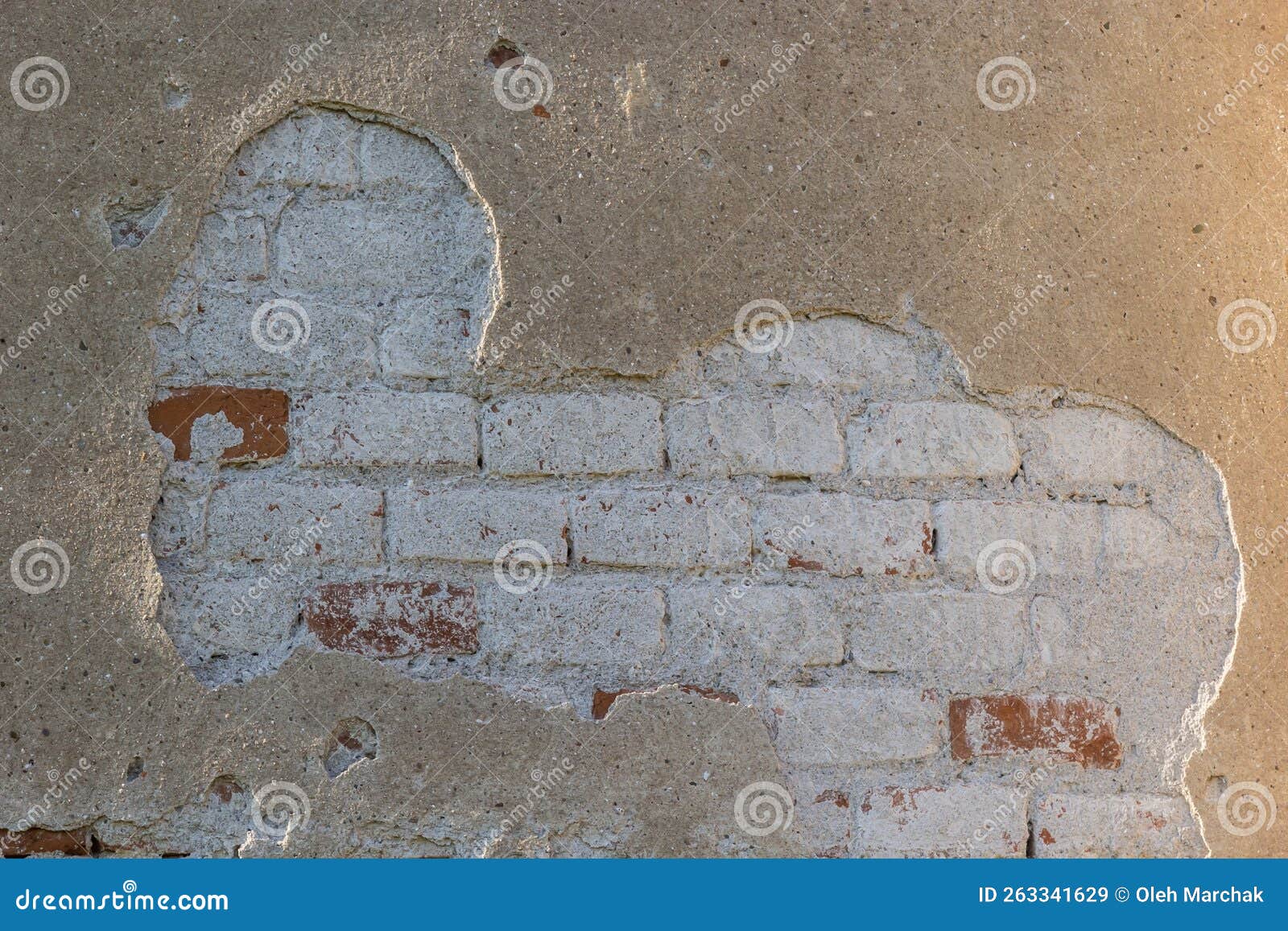 Old Concrete Plaster Brick Wall Texture Urban Background Stock Image ...