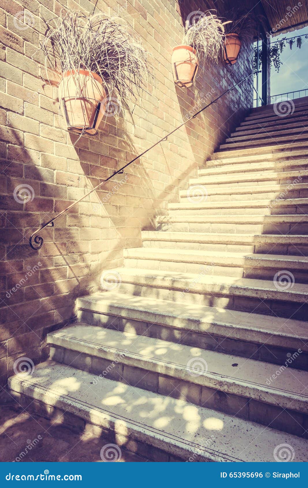 Old concrete stair stock photo. Image of detail, concrete - 65395696