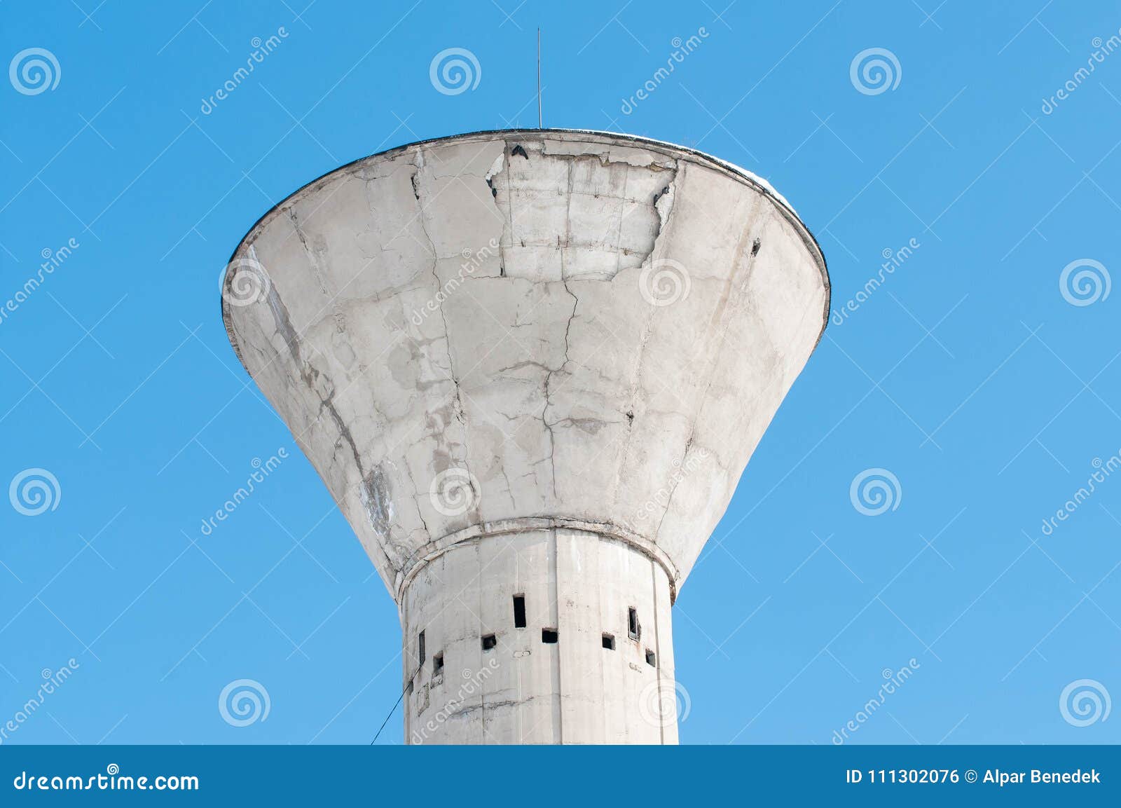 Old Concrete Tower Close Up Shot Stock Photo - Image of city, design ...