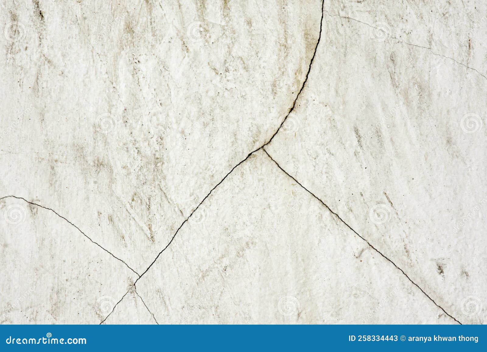 An Old Concrete Wall with Crack for the Background Stock Image - Image ...