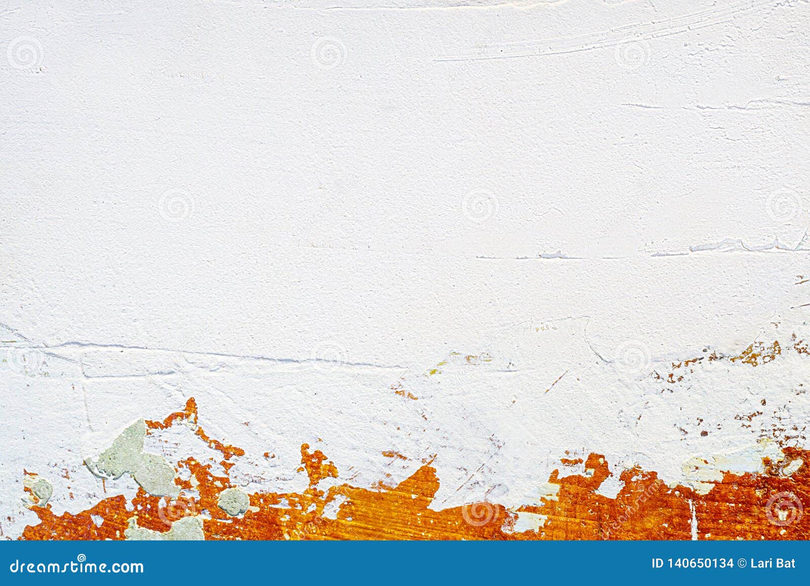 Old Concrete Wall with Peeling Paint and Fresh Plaster Stock Photo ...
